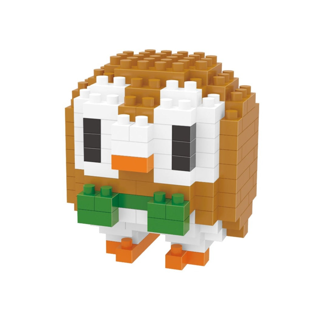 Pokemon LNO Micro-Bricks Figur Bauz / Rowlet | Tinisu